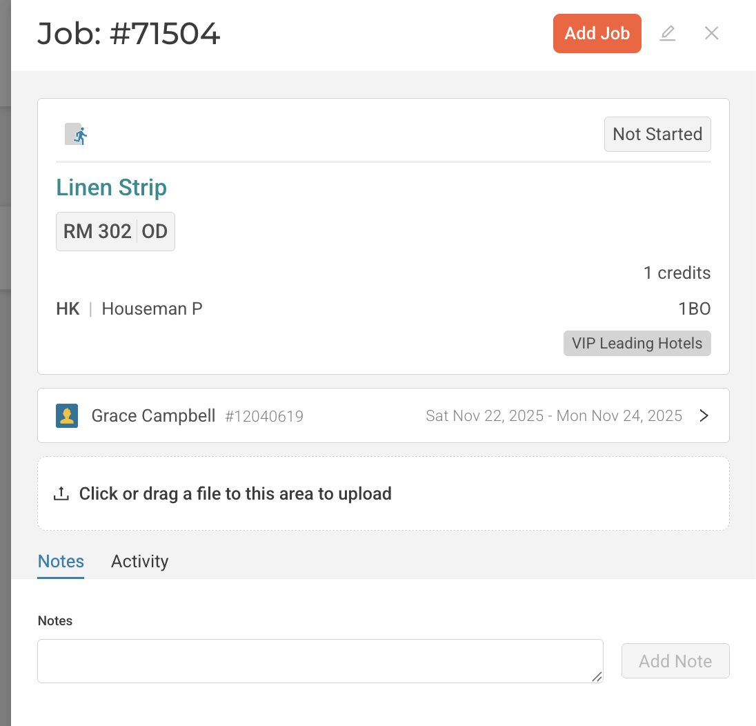 Configuring Automated Linen Strip for Departure Cleans