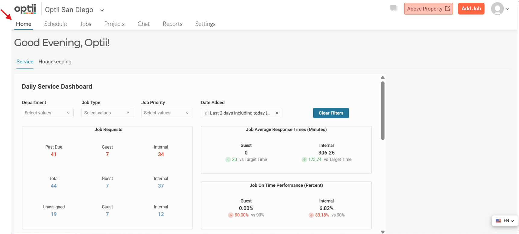 Lesson #4 Navigating the Optii Console