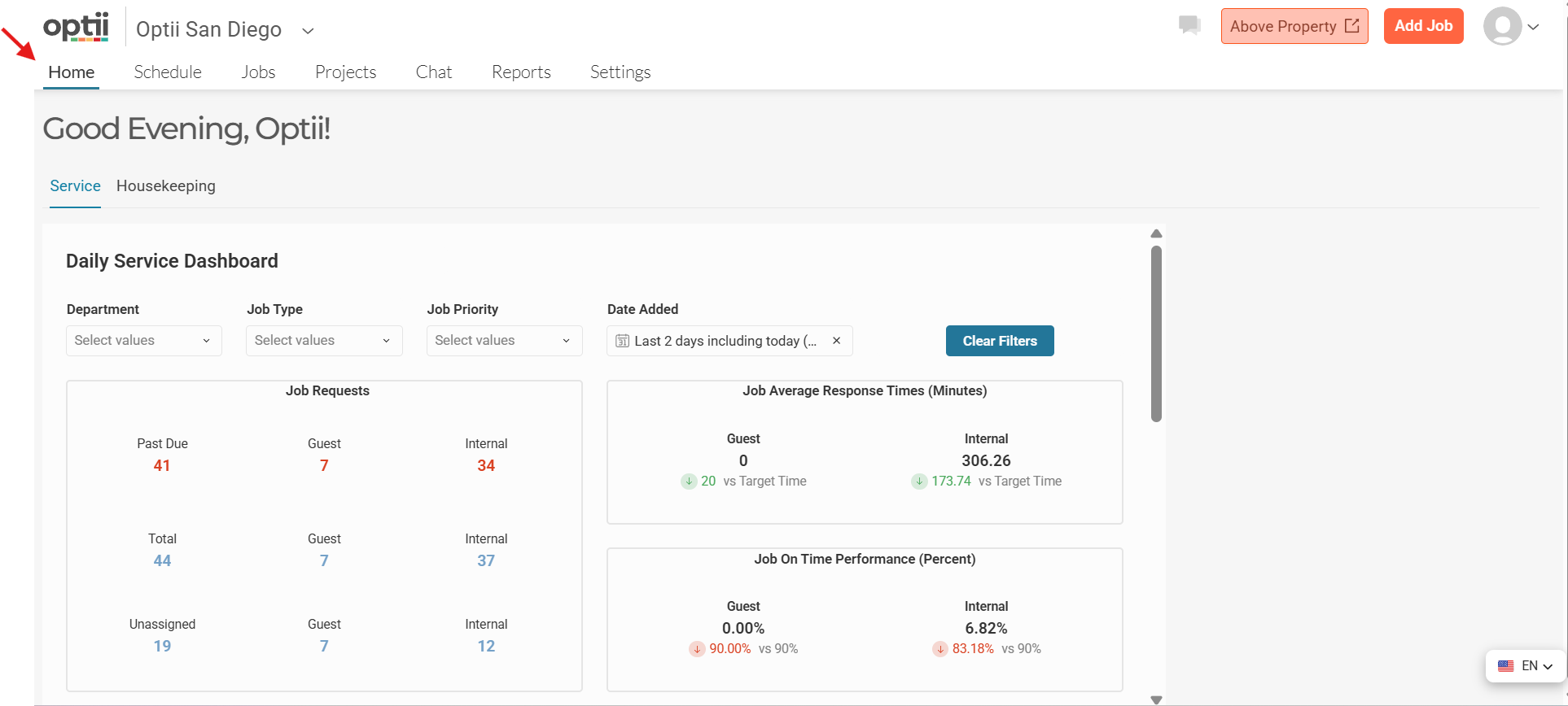 Lesson #4 Navigating the Optii Console